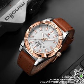 นาฬิกา Naviforce NF9137 สีดำ สายหนังผู้ชายสุดเท่ - นาฬิกา Naviforce ของ ...