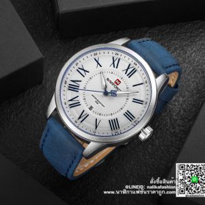 นาฬิกา Naviforce NF9137 สีดำ สายหนังผู้ชายสุดเท่ - นาฬิกา Naviforce ของ ...