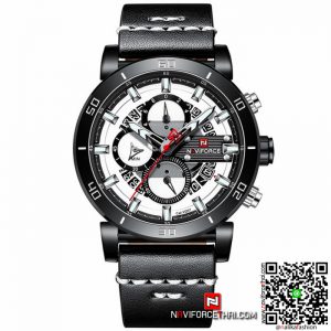 นาฬิกา Naviforce NF9137 สีดำ สายหนังผู้ชายสุดเท่ - นาฬิกา Naviforce ของ ...